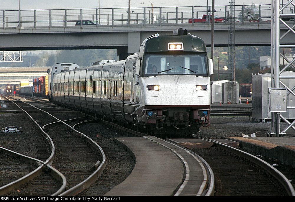 Train 501 Approaching the Station